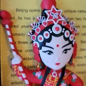 Accents | Chinese Opera Magnets 2 Beijing Colorful Souvenir Collectible ...